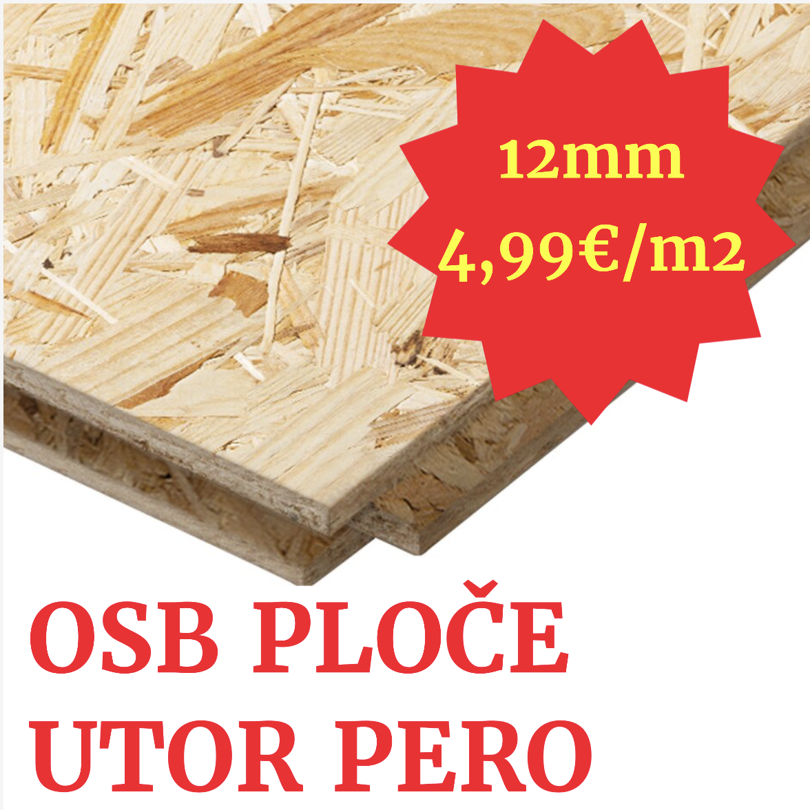 OSB ploče utor pero 12mm - Golden Globe d.o.o.